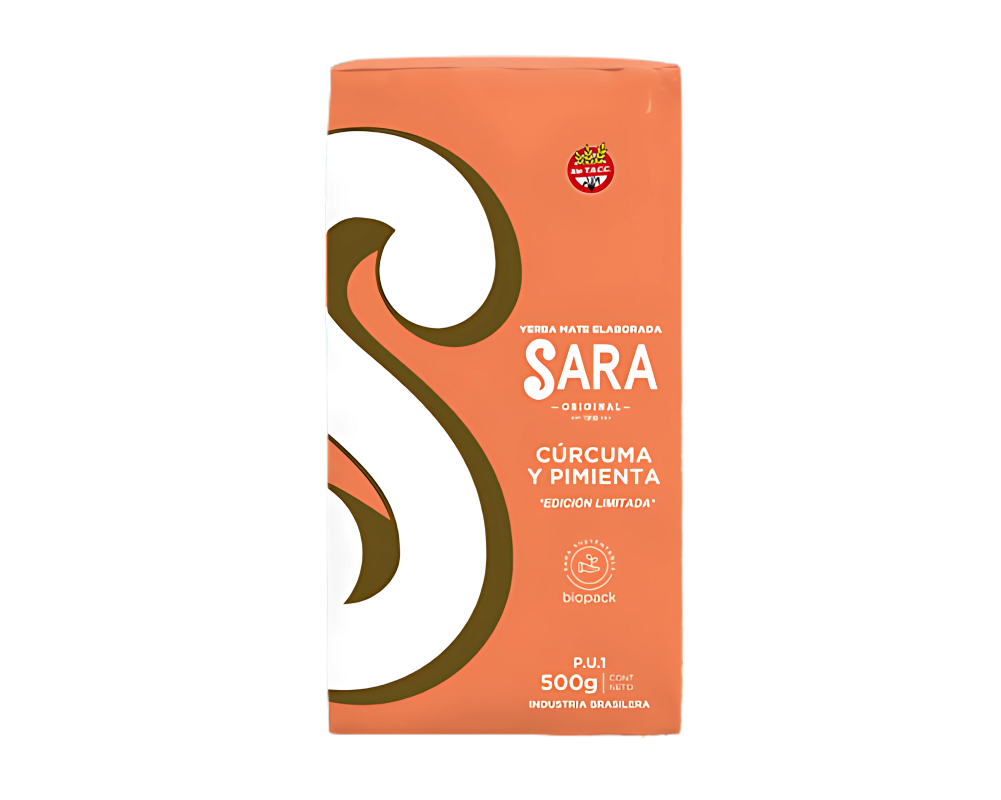 Yerba Mate Sara Cúrcuma y Pimienta 500 g