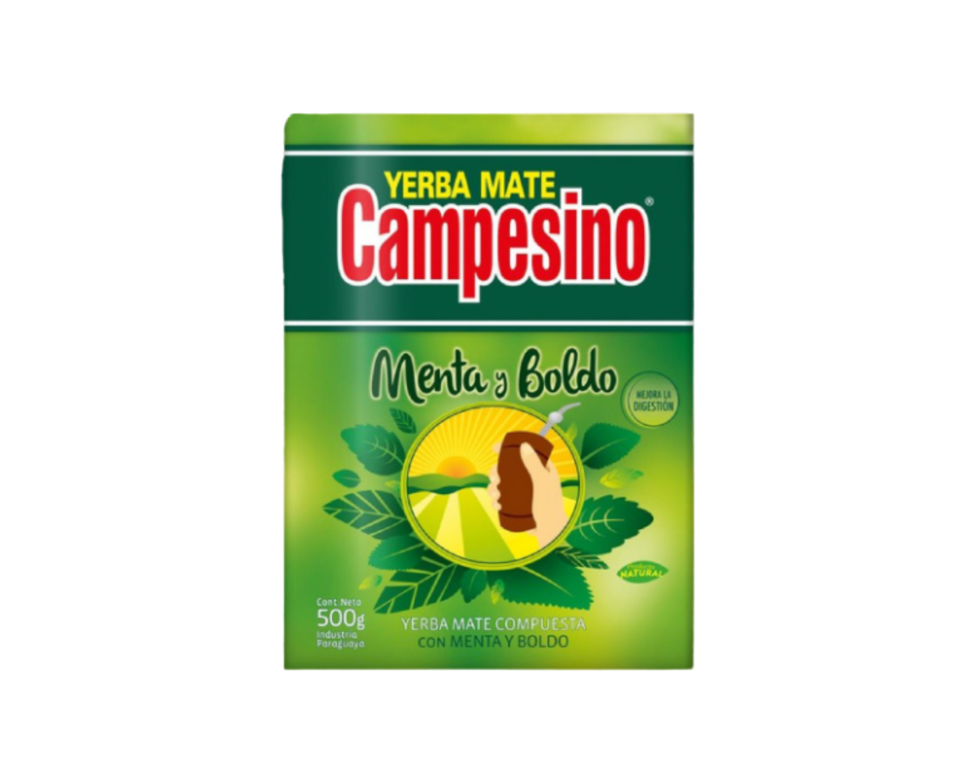 Yerba Mate Campesino Menta y Boldo 500 g.