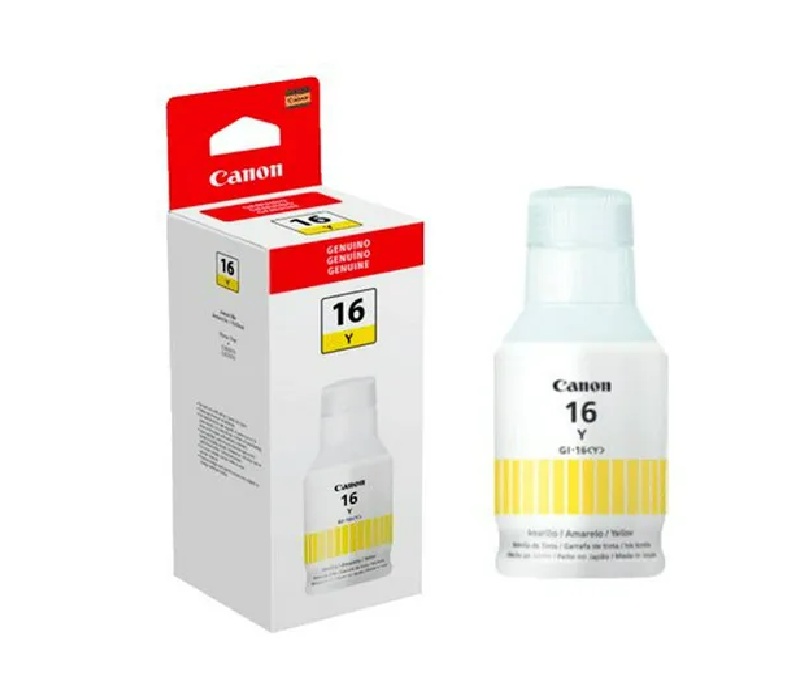 Tanque de Tinta Canon GI-16 Amarillo, 70ml