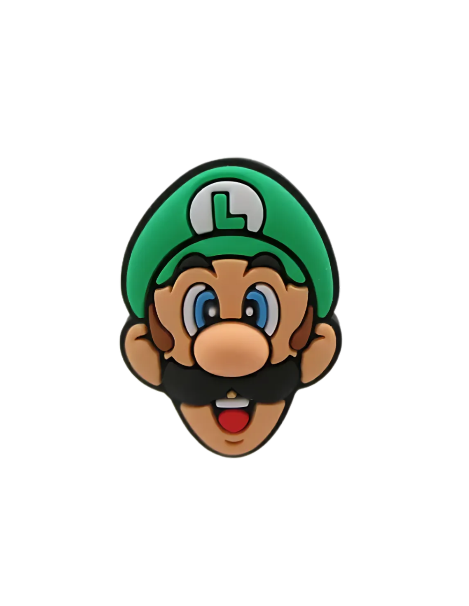 Charm Luigi de Mario Bros para Crocs
