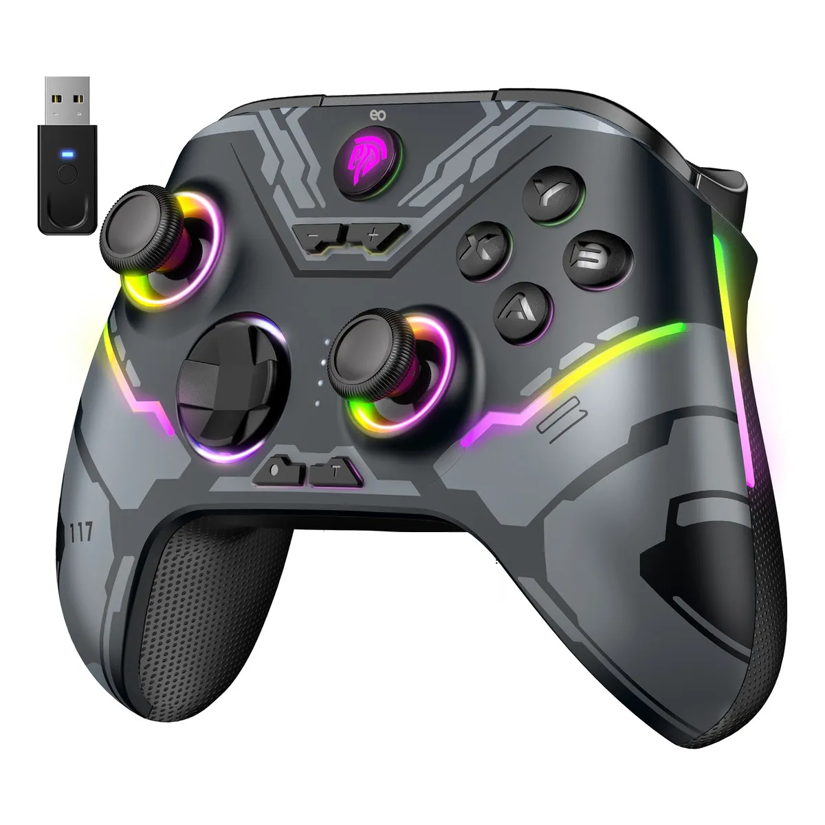 Control Bluetooth Para Pc Android Ios Nintendo Switch Hall Joysticks Y ...