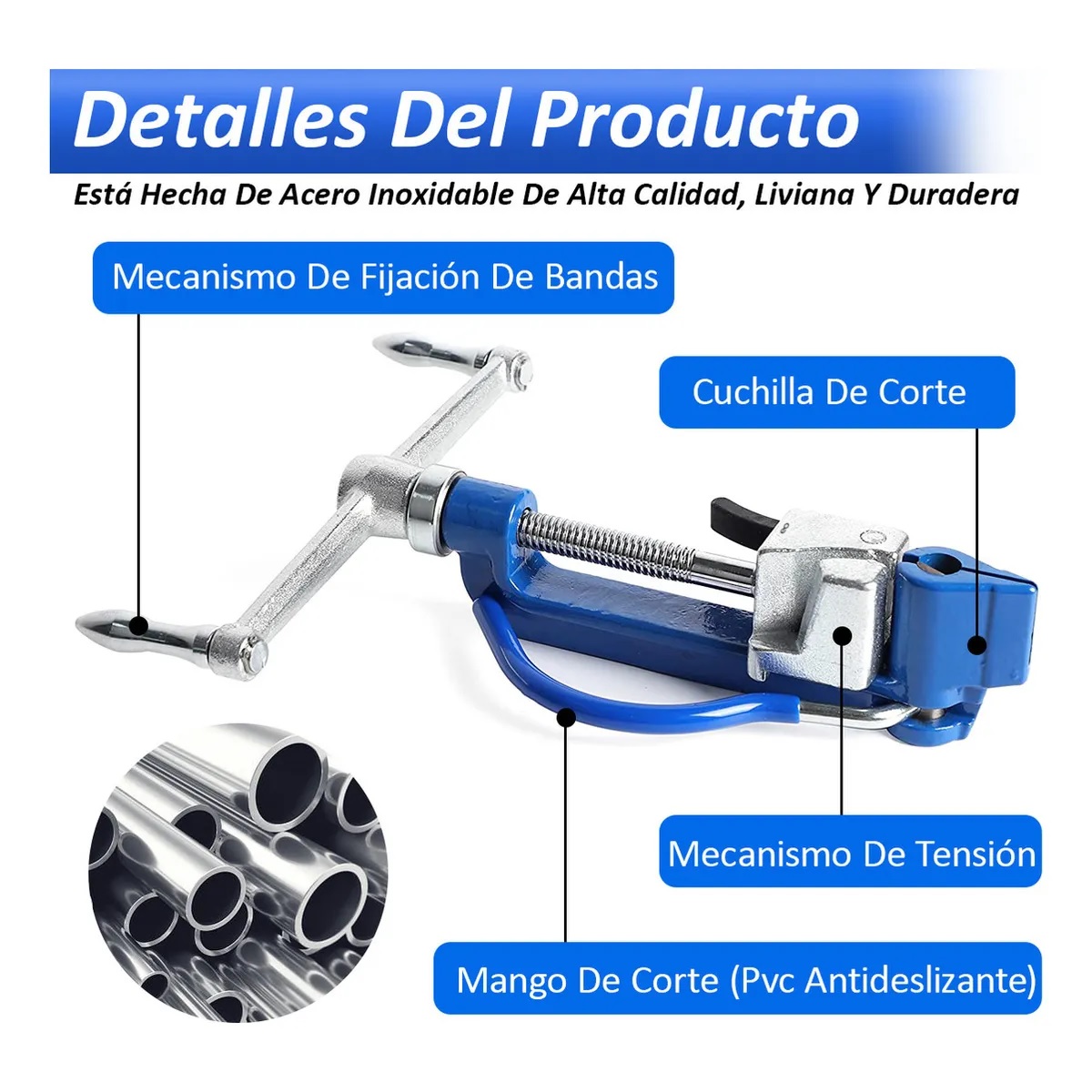 Flejadora Manual Para Fleje De Acero Inoxidable
