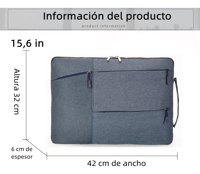 Funda para Laptop Protector para Computadora 15.6 In Tipo Bolsa ...