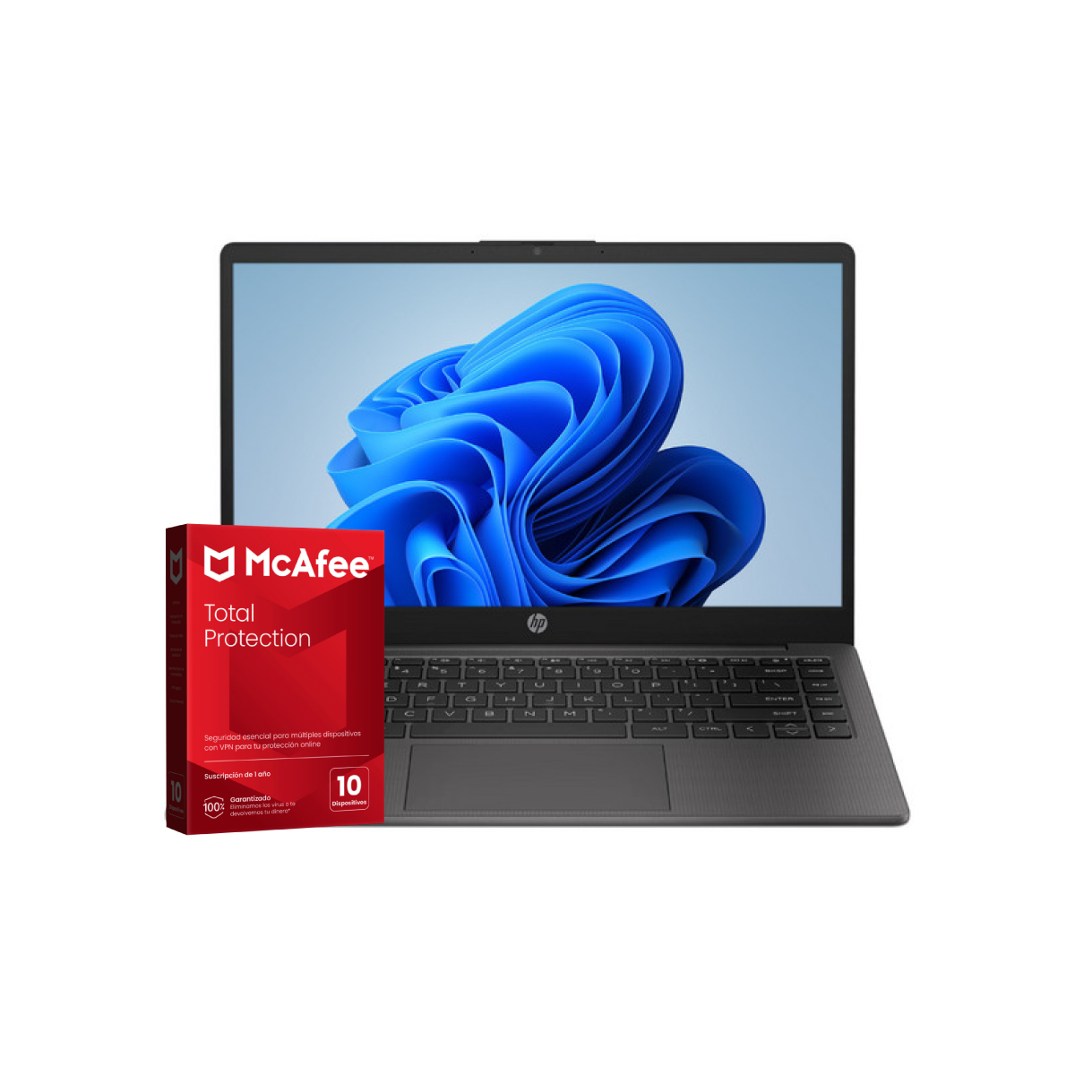 KIT LAPTOP HP 245 G10 14", RYZEN 5, 16GB, 512GB SSD + ANTIVIRUS