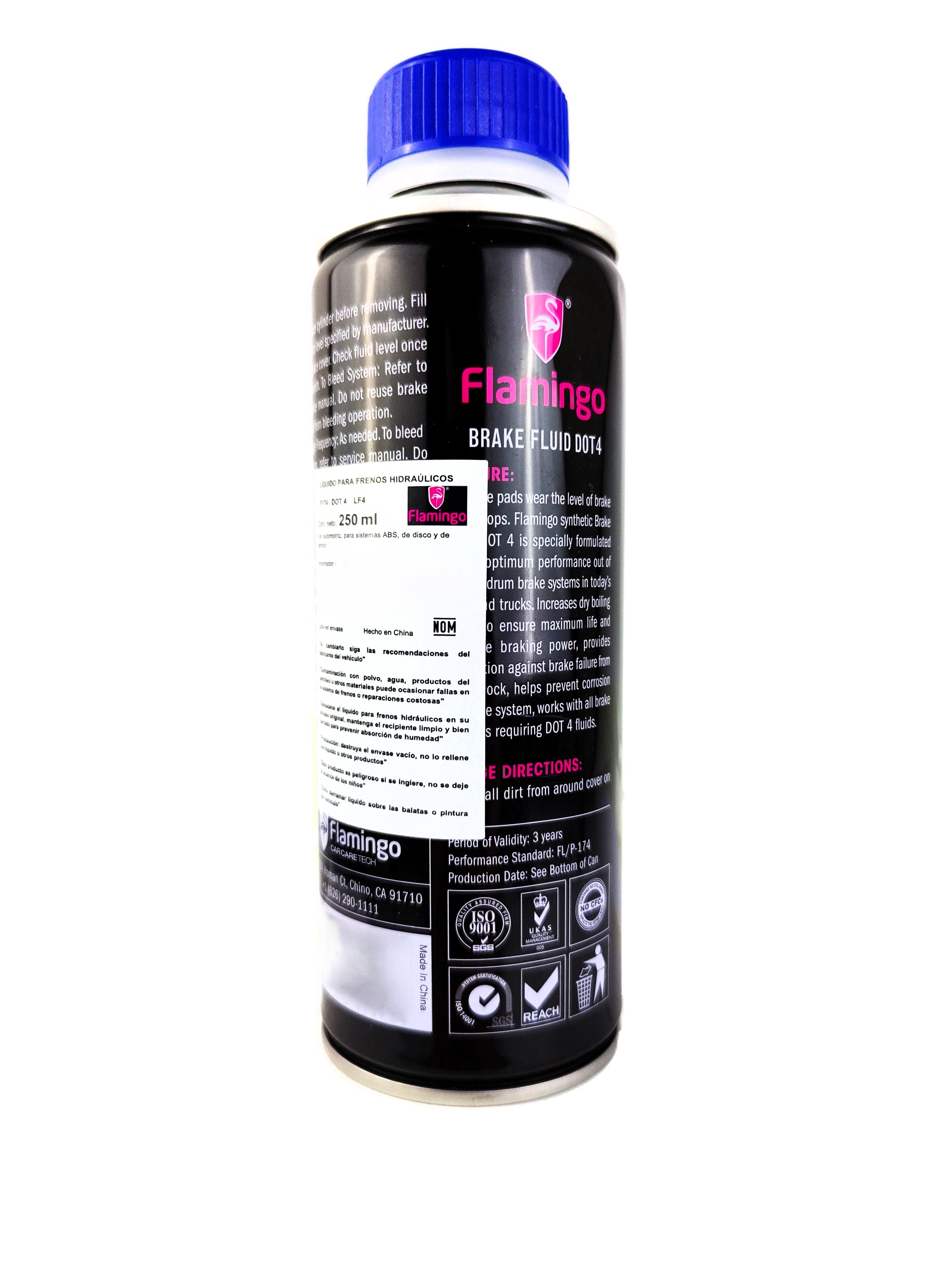 Liquido para Frenos Hidráulicos Flamingo DOT 4 de 250 ML - MOTOR FLUSH ...