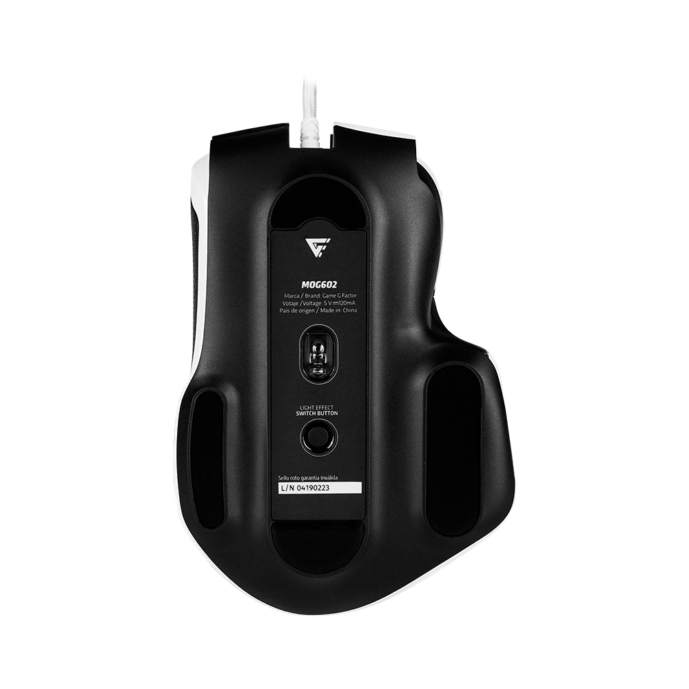 Mouse Gaming Vorago Factor MOG602-BK Alámbrico Retroiluminado Negro