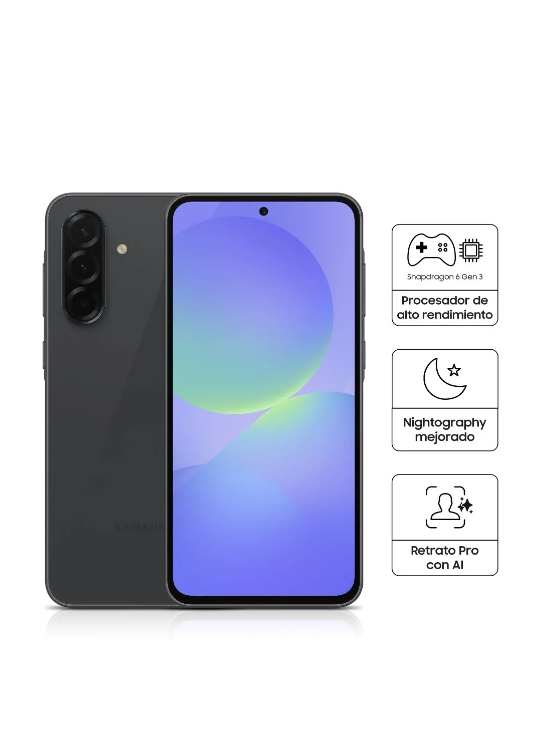 Samsung A36 5G 256Gb 8Ram Color Negro Nuevo Libre