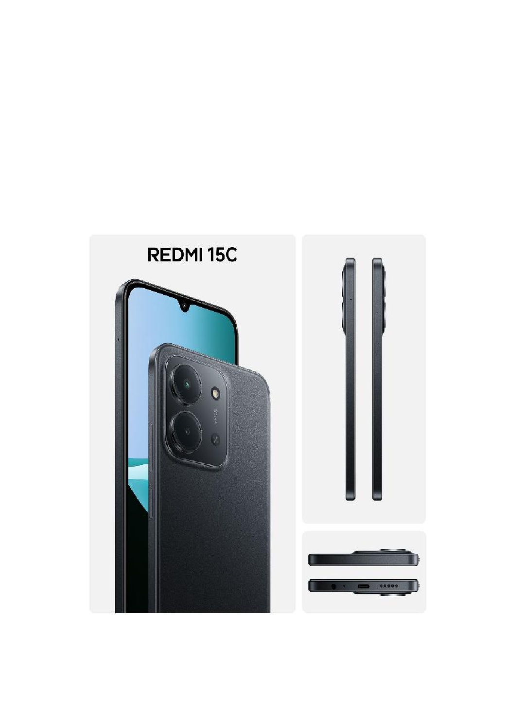 Xiaomi Redmi 15C 256GB 4Ram Color Negro Nuevo Libre