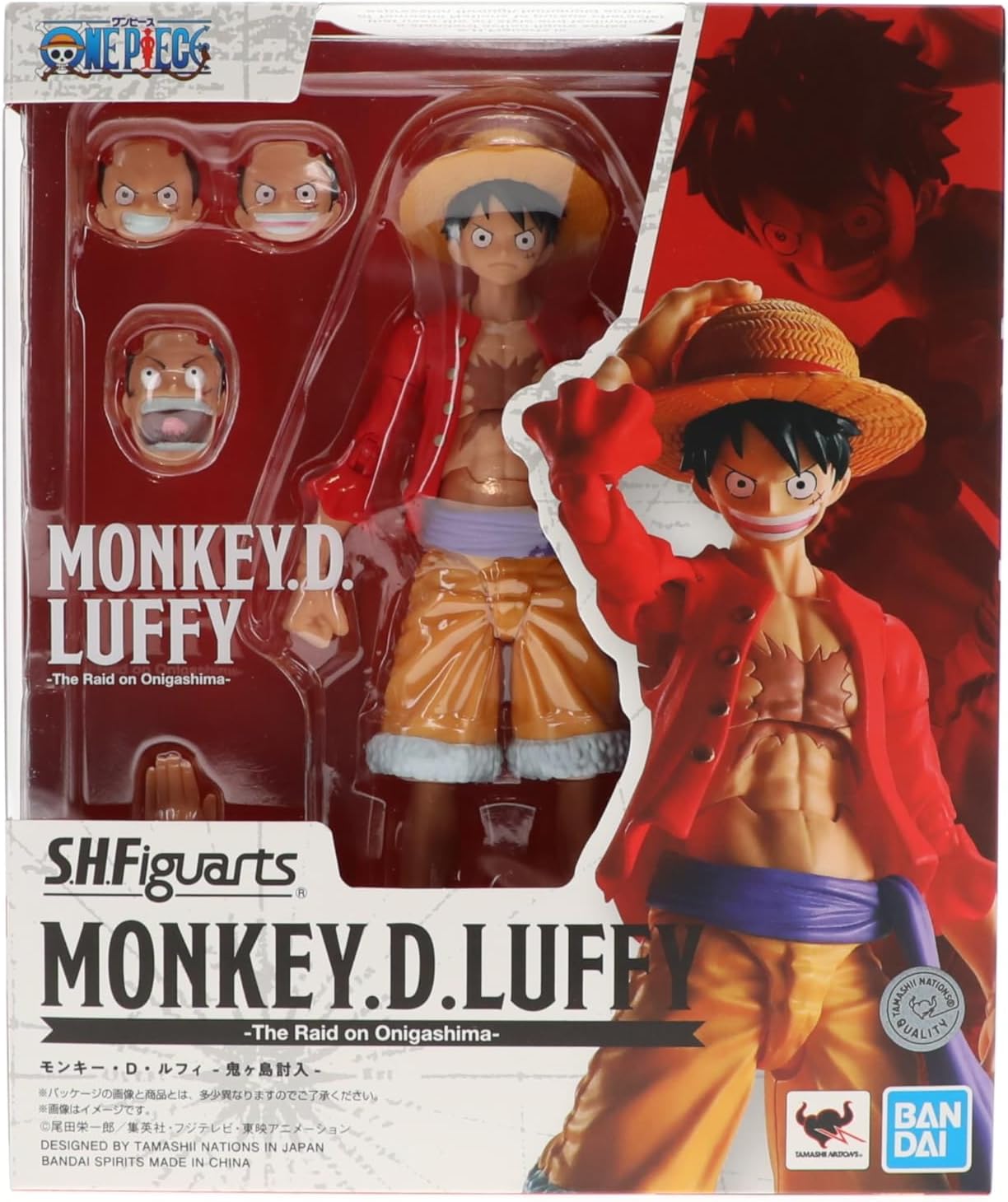 One Piece, Monkey D. Luffy S.H. Figuarts Tamashii Nations The Raid on Onigashima, Bandai Spirits,