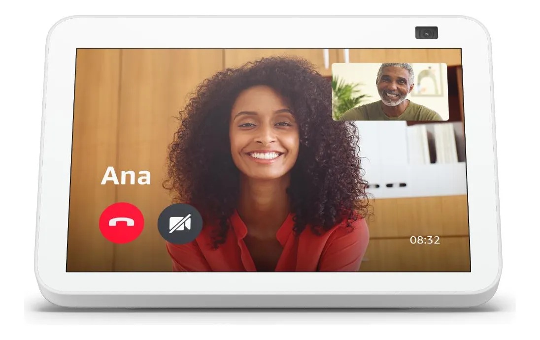 Alexa Echo Show 8" 2da Generación Color Glaciar Blanco