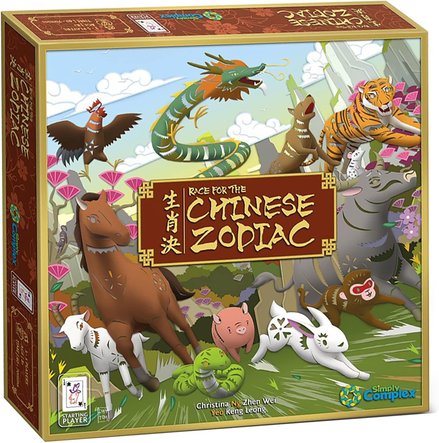 Race for the Chinese Zodiac Inglés Juego de 3 a 5 Jugadores