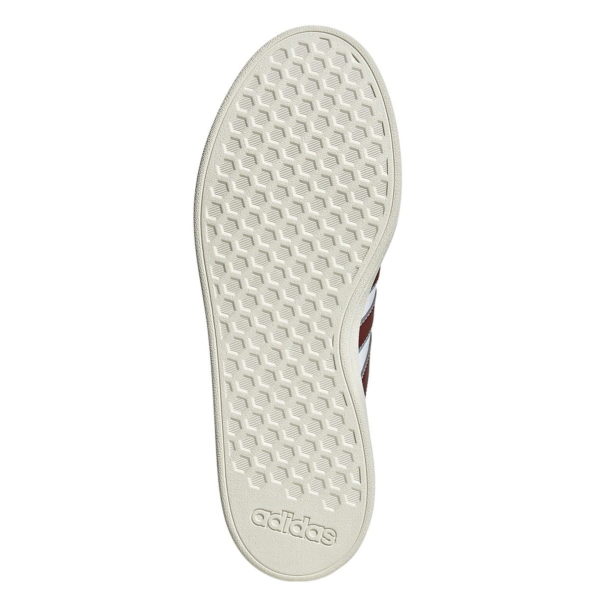 TENIS CASUAL ADIDAS Grand Court Base 2.0 COLOR BLANCO VINO PARA HOMBRE