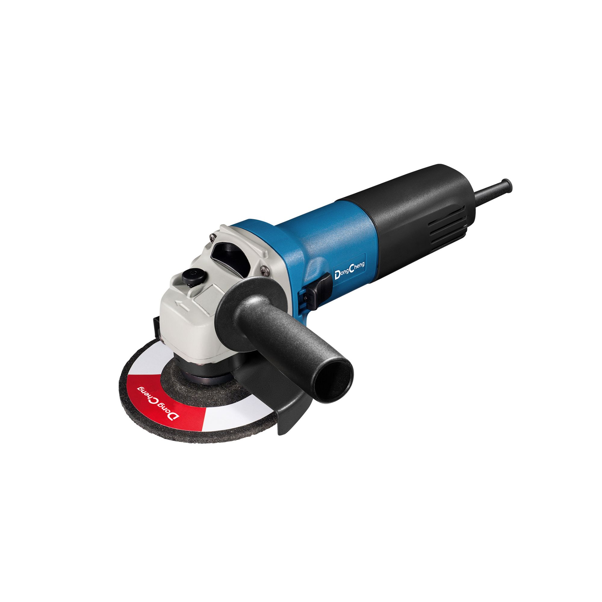 Amoladora / Esmeriladora Angular de 4-1/2 in, 850 W, Dong Cheng,DSM-03115, Negro con azul