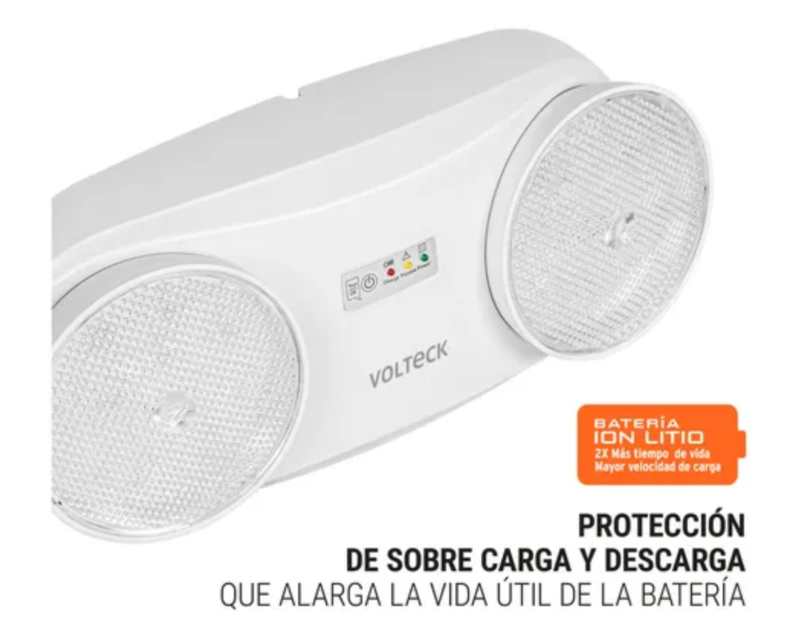 Lámpara de emergencia de 24 Leds 170 lm dirigible recargable modelo LAE ...