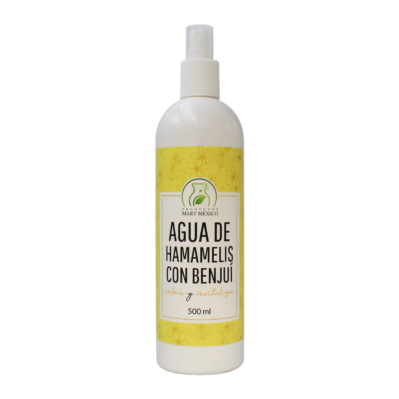 Agua De Hamamelis Con Benjuí Hidratante 500ml