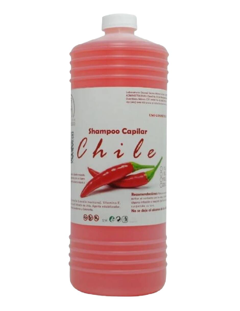 Shampoo Capilar De Chile Aperlado Raíz Fuerte 1 Litro