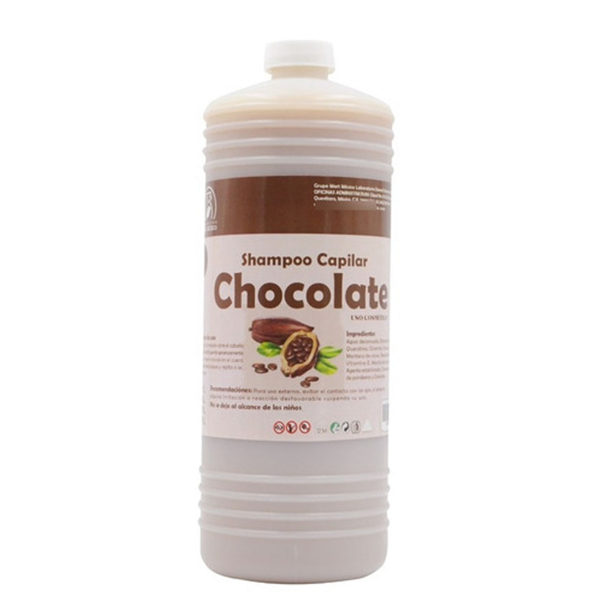 Shampoo Capilar De Chocolate Apariencia Saludable 1 Litro
