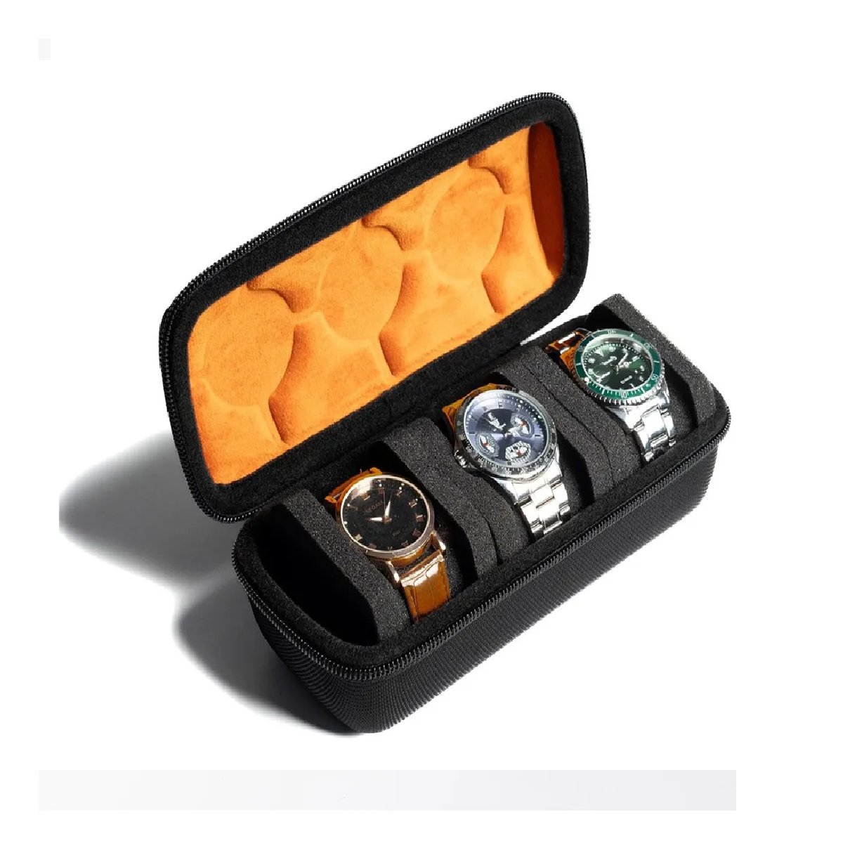 Estuche De Almacenamiento Para Relojes Exhibidor NEGRO