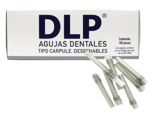 Aguja Dental Tipo Carpule 27 larga Caja Con 100 Piezas Elegir Calibre