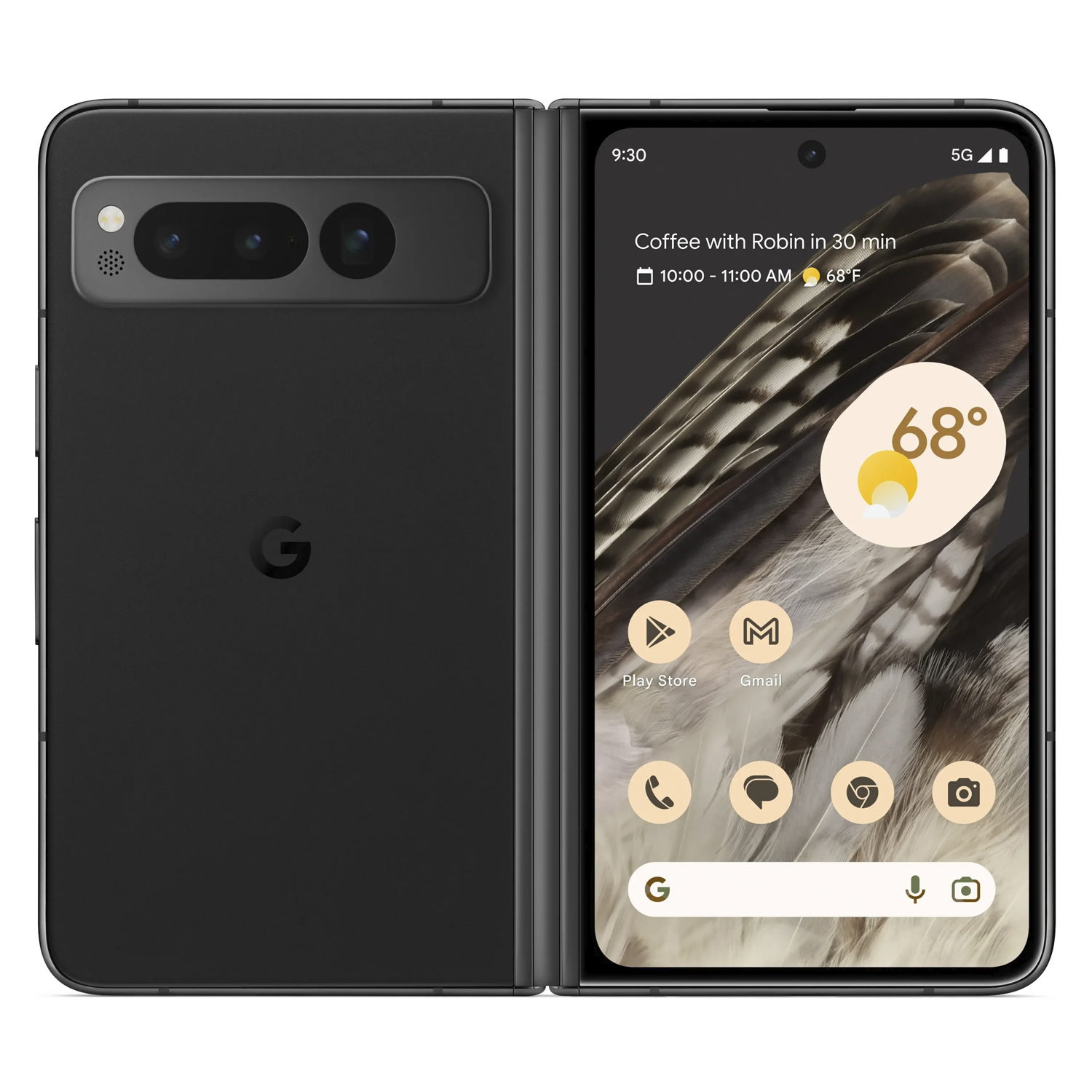 Celular Google Pixel Fold 12GB 256GB 5G Negro Reacondicionado