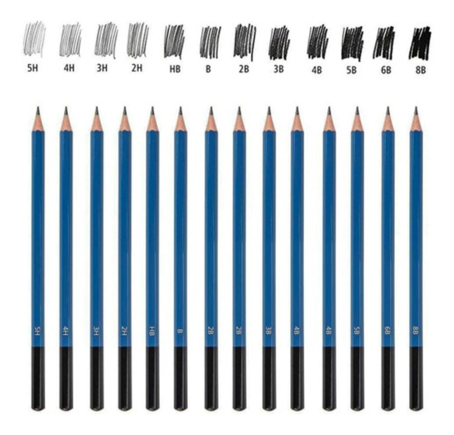 Kit 35 Piezas Profesional De Dibujo Con Lápices Hb