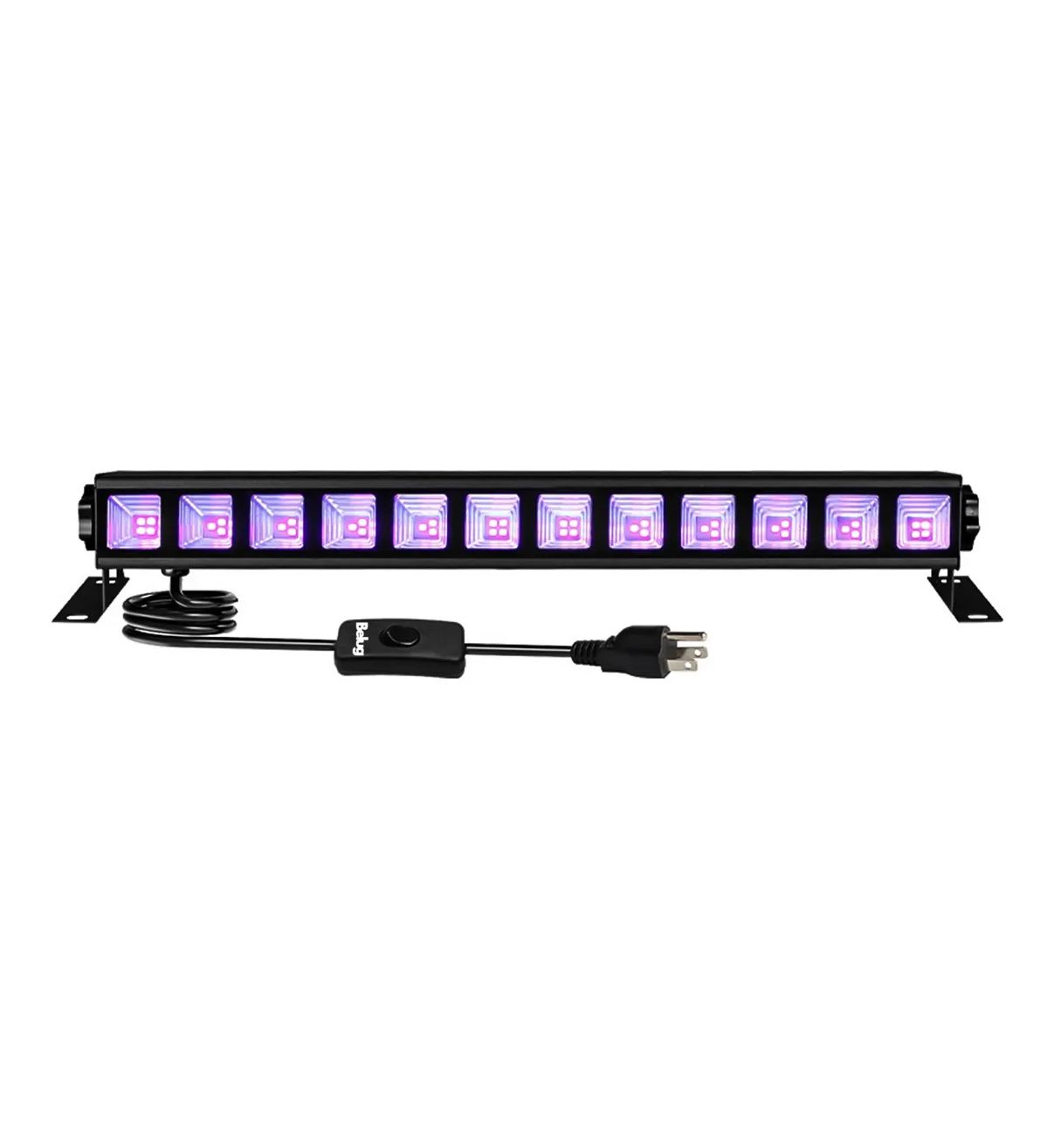 Luces Para Fiestas,ambiente Larga Tira, Belug Luz Uv Led 36w 110v Negro