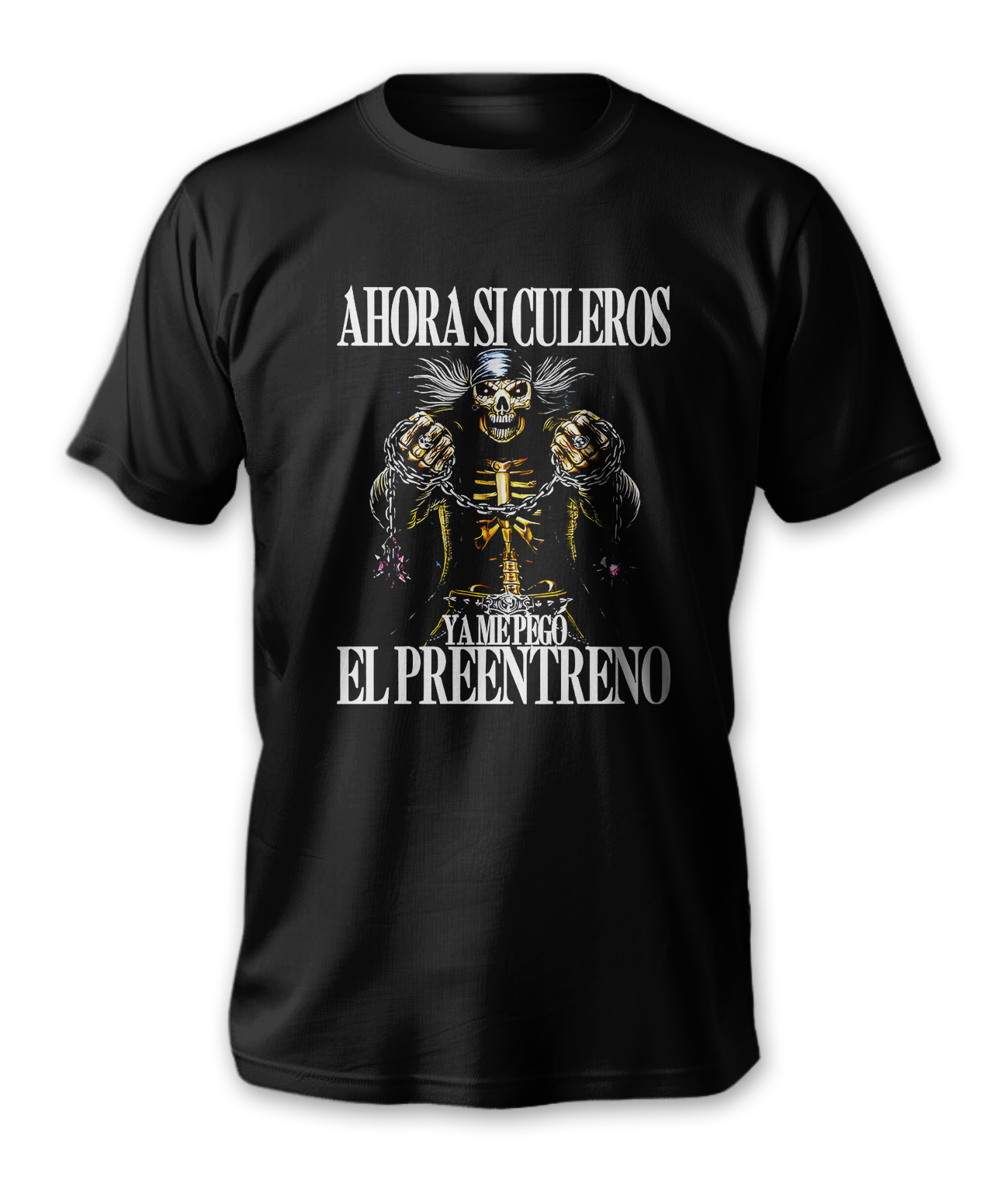 Playera para Hombre Calacas Chidas El Preentreno GYM