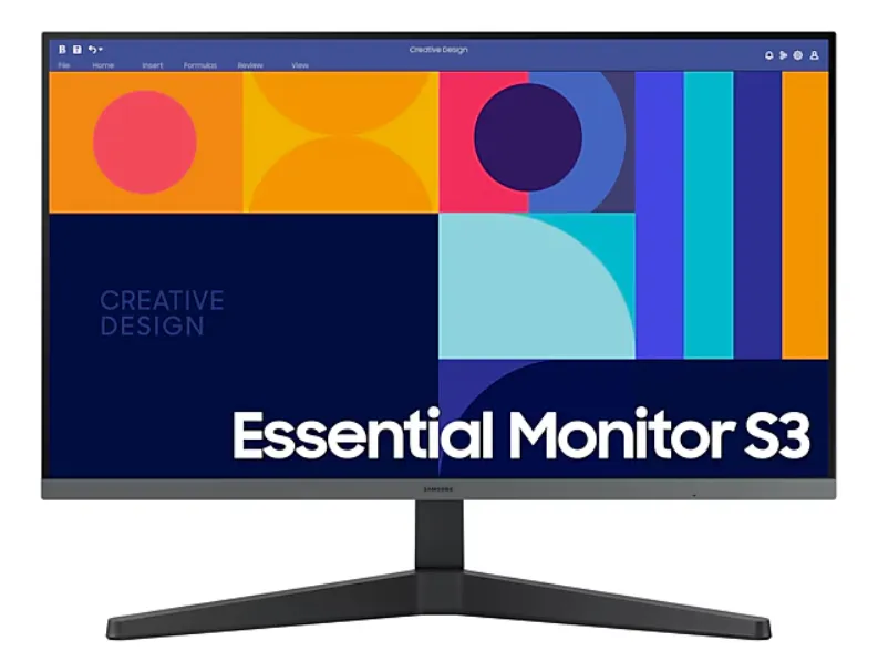 Monitor LED Samsung Essential GTG IPS de 27", 100 Hz, 4 ms Full HD ...