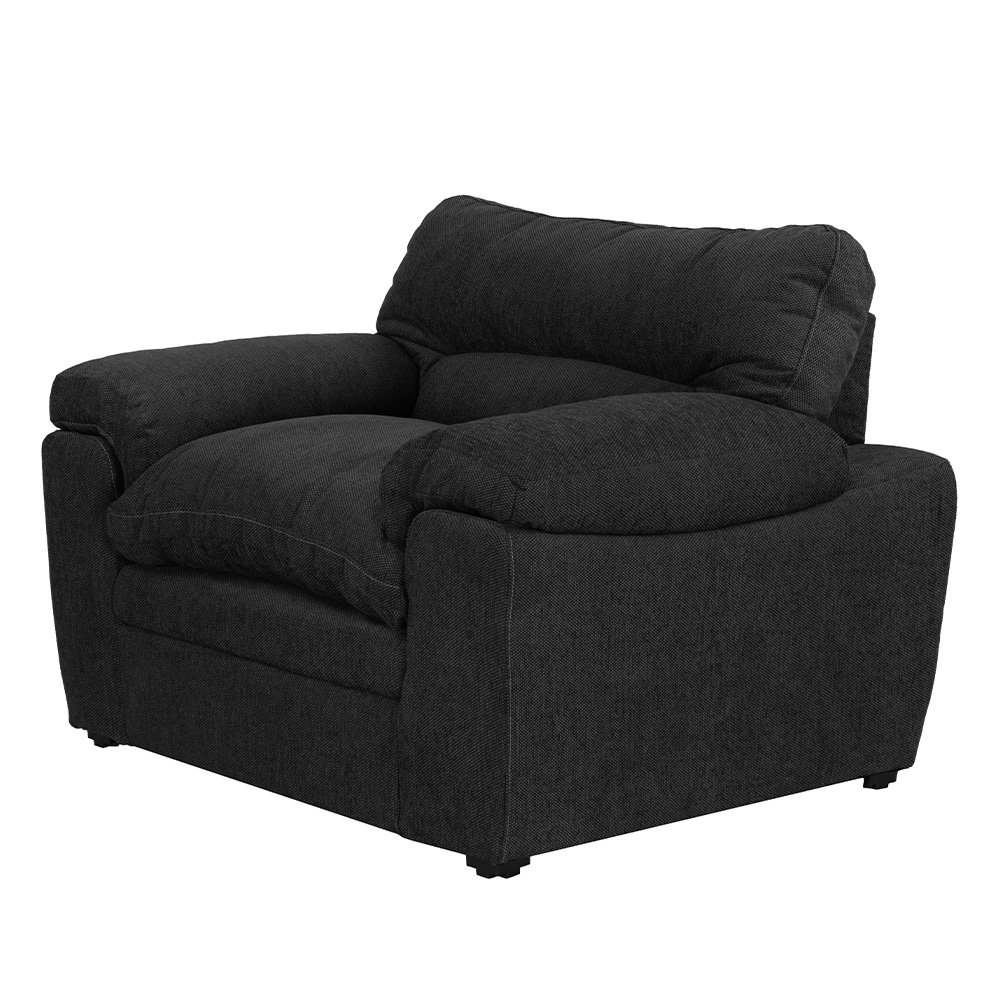 Sillón 1 Plaza Trinity Cosmo Negro ENTREGA SOLO EN CDMX Y AREA ...
