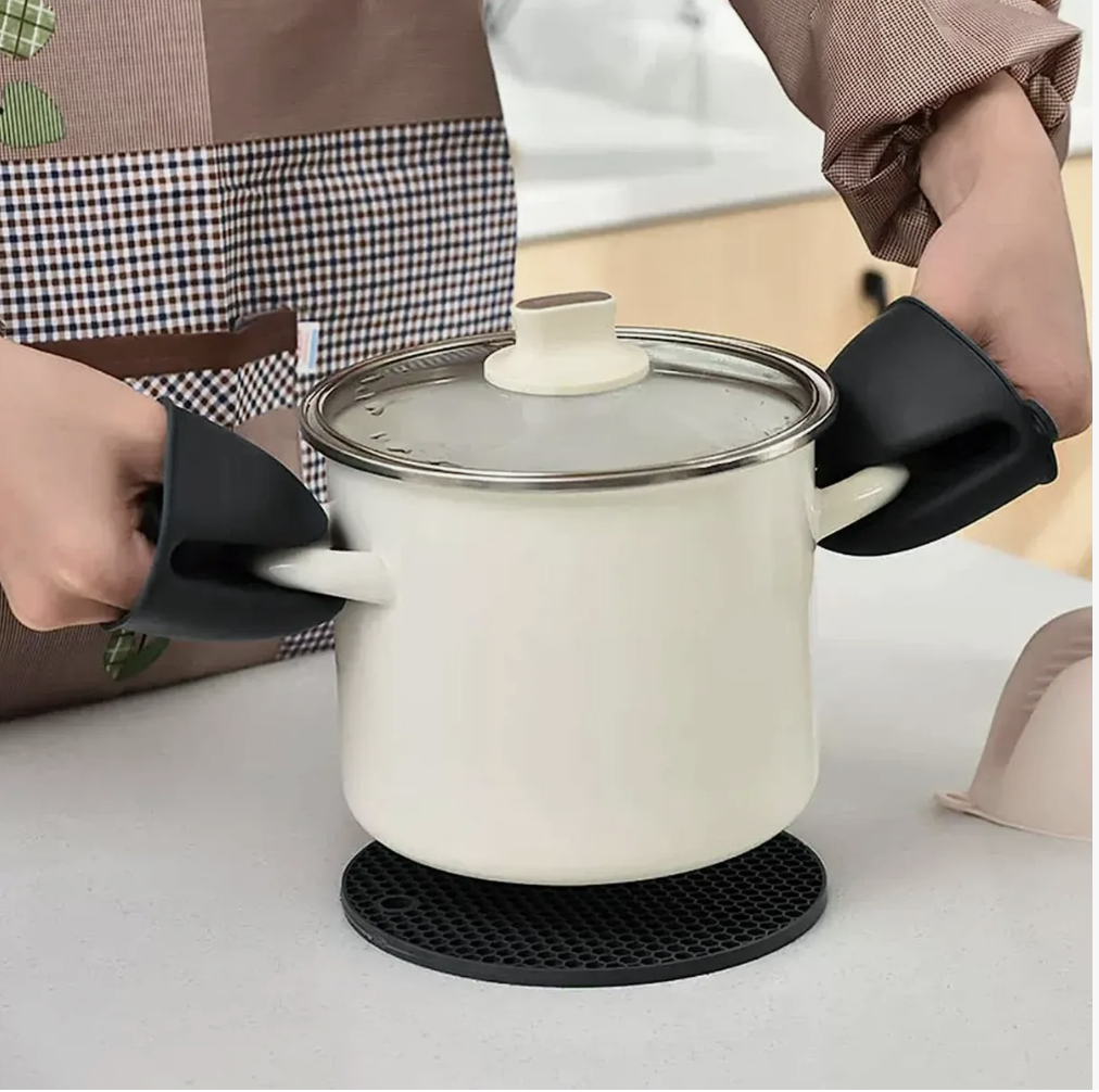 Guantes De Silicon Cocina/horno 6 Piezas Resistente Al Calor