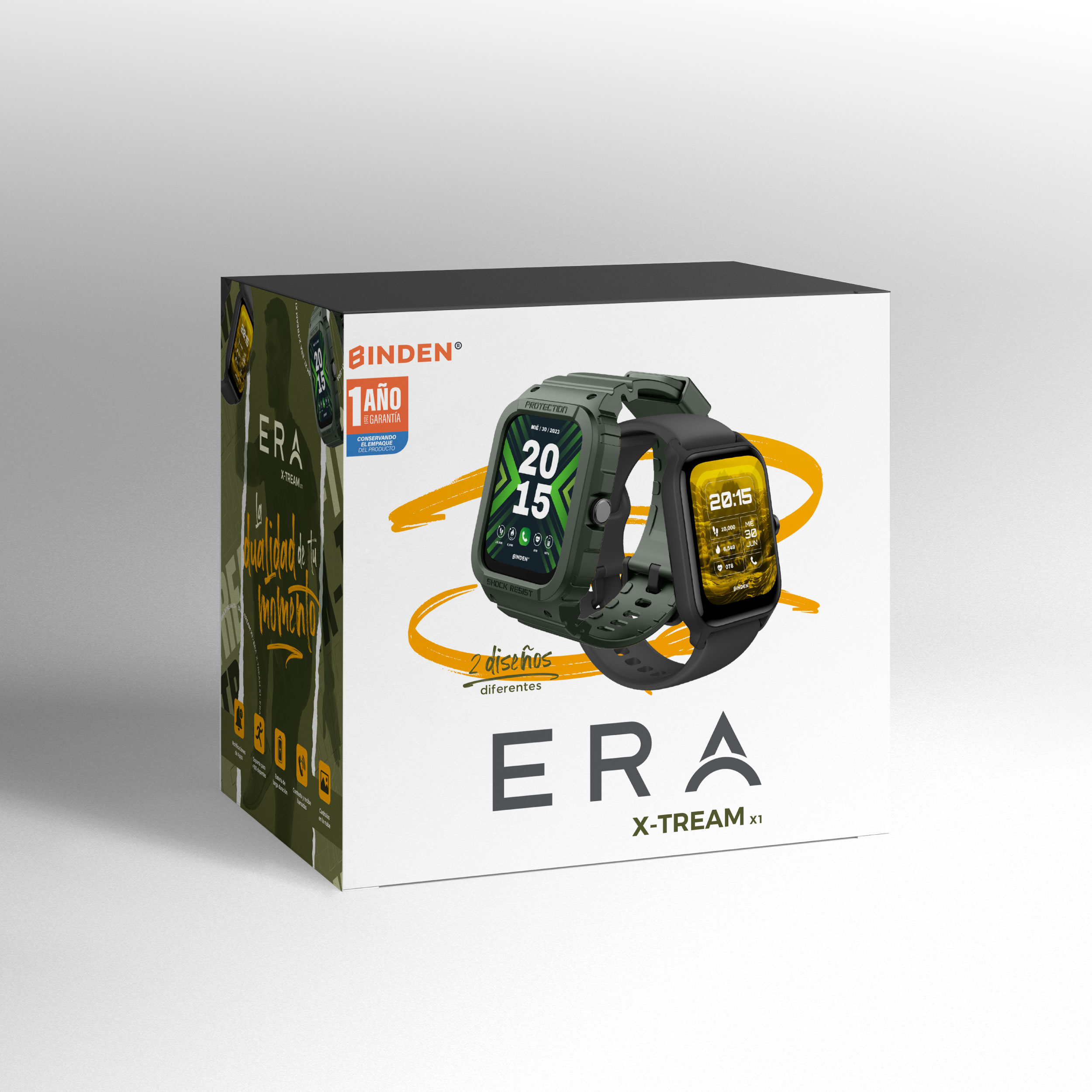 Smartwatch ERA Xtream X1 Reloj Inteligente Resistente al Agua con ...