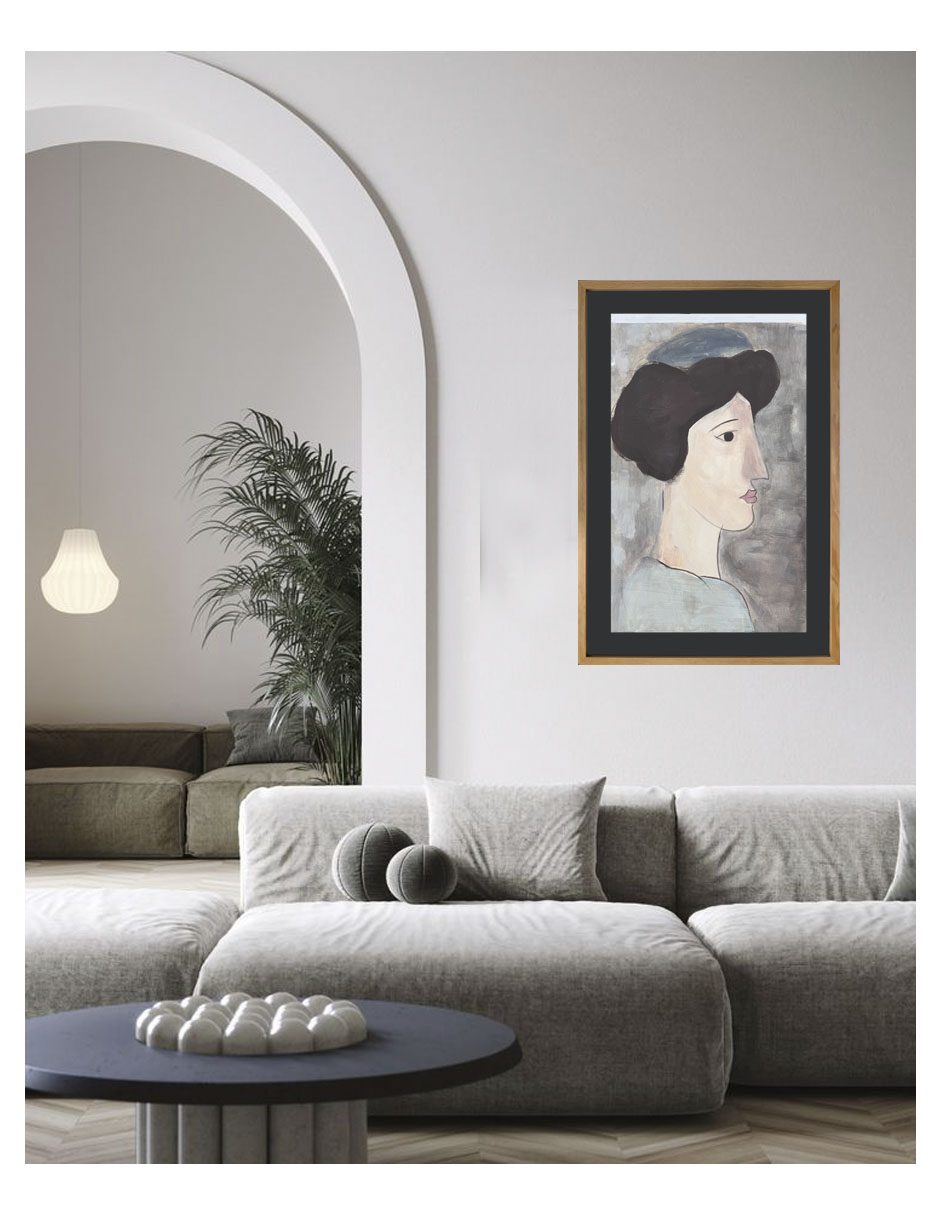 Hermoso cuadro decorativo pintado totalmente a mano