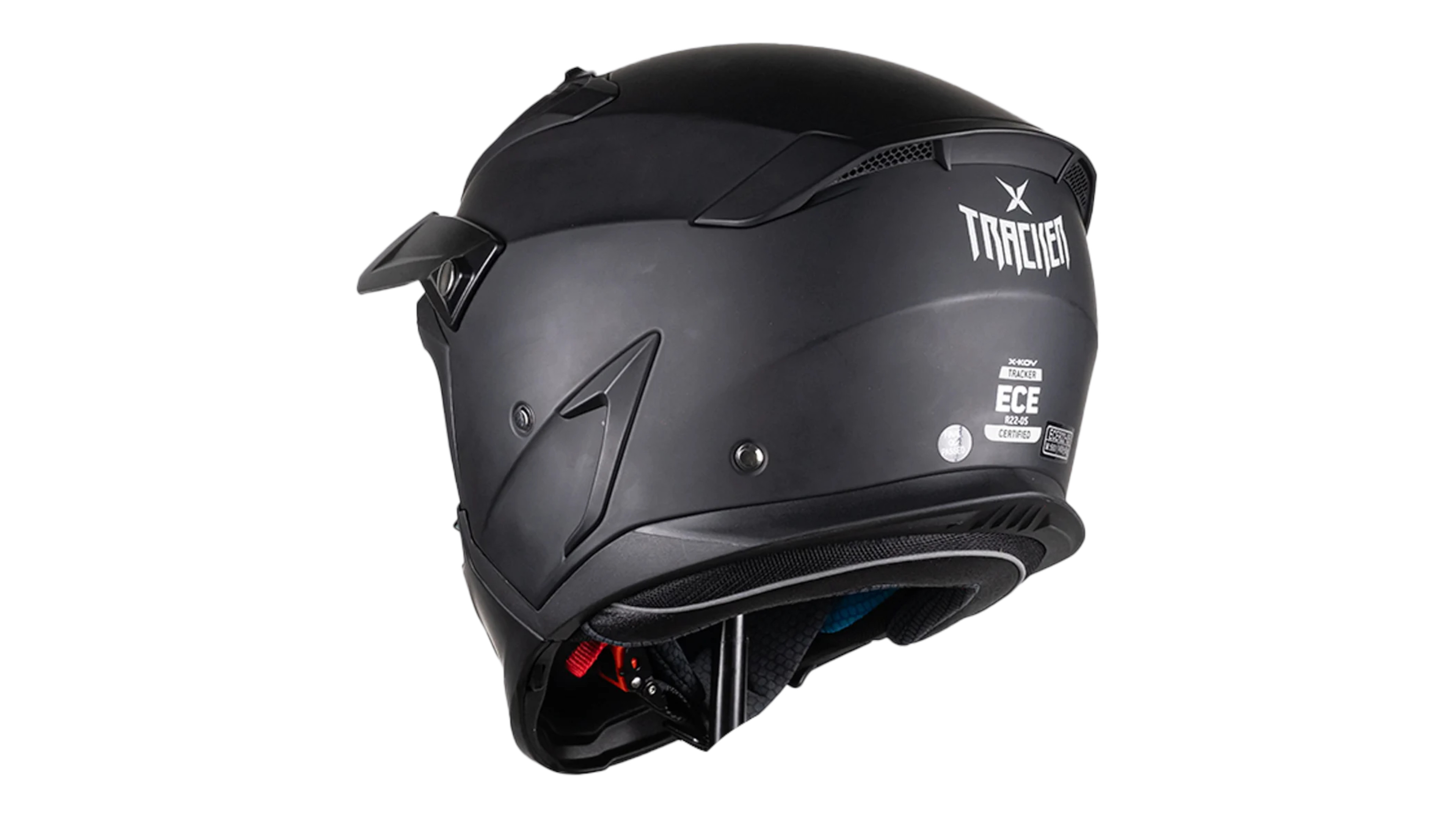 KOV X Casco Modular Tracker para Moto Negro Mate Certificado ECE