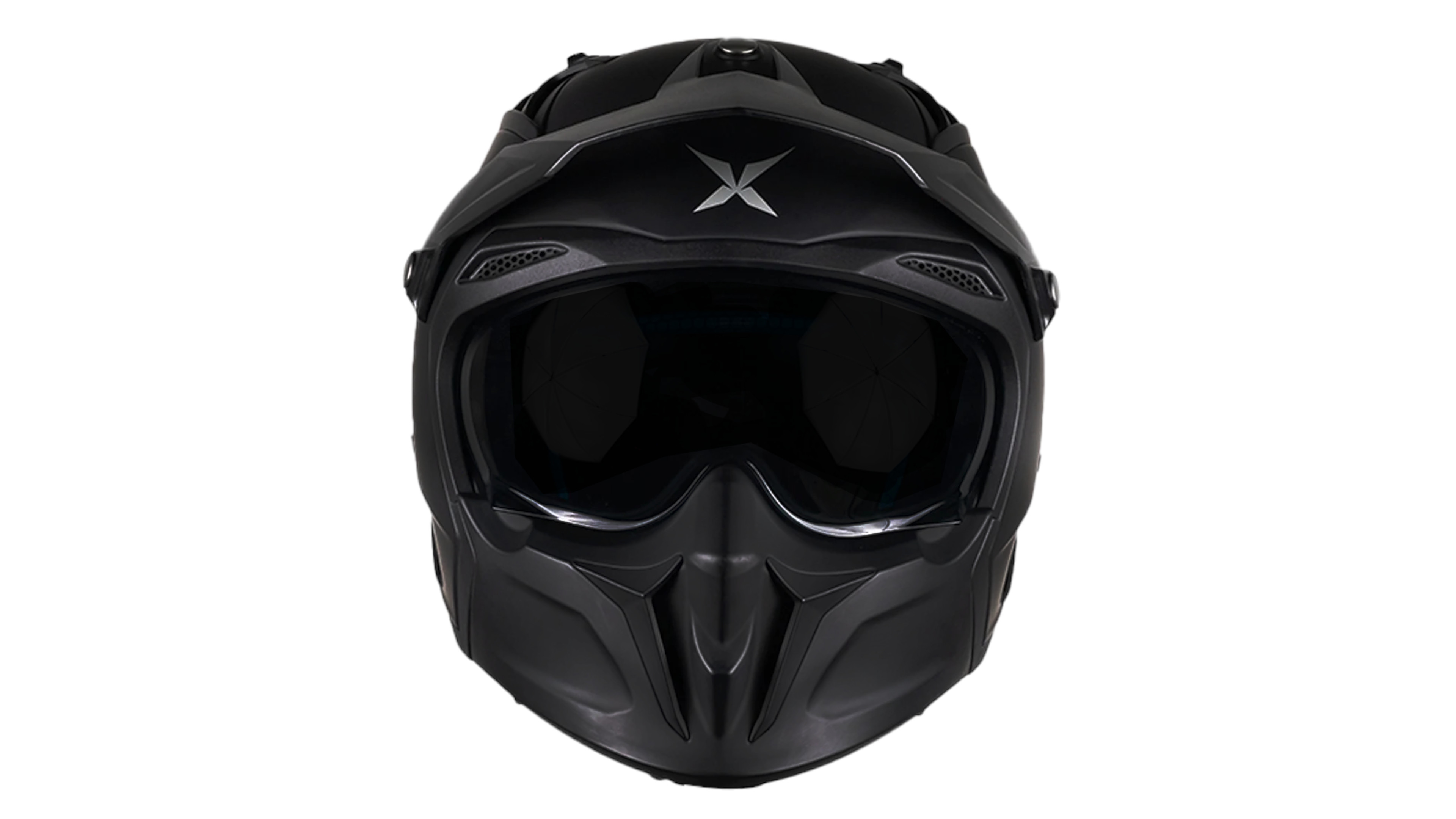 KOV X Casco Modular Tracker para Moto Negro Mate Certificado ECE