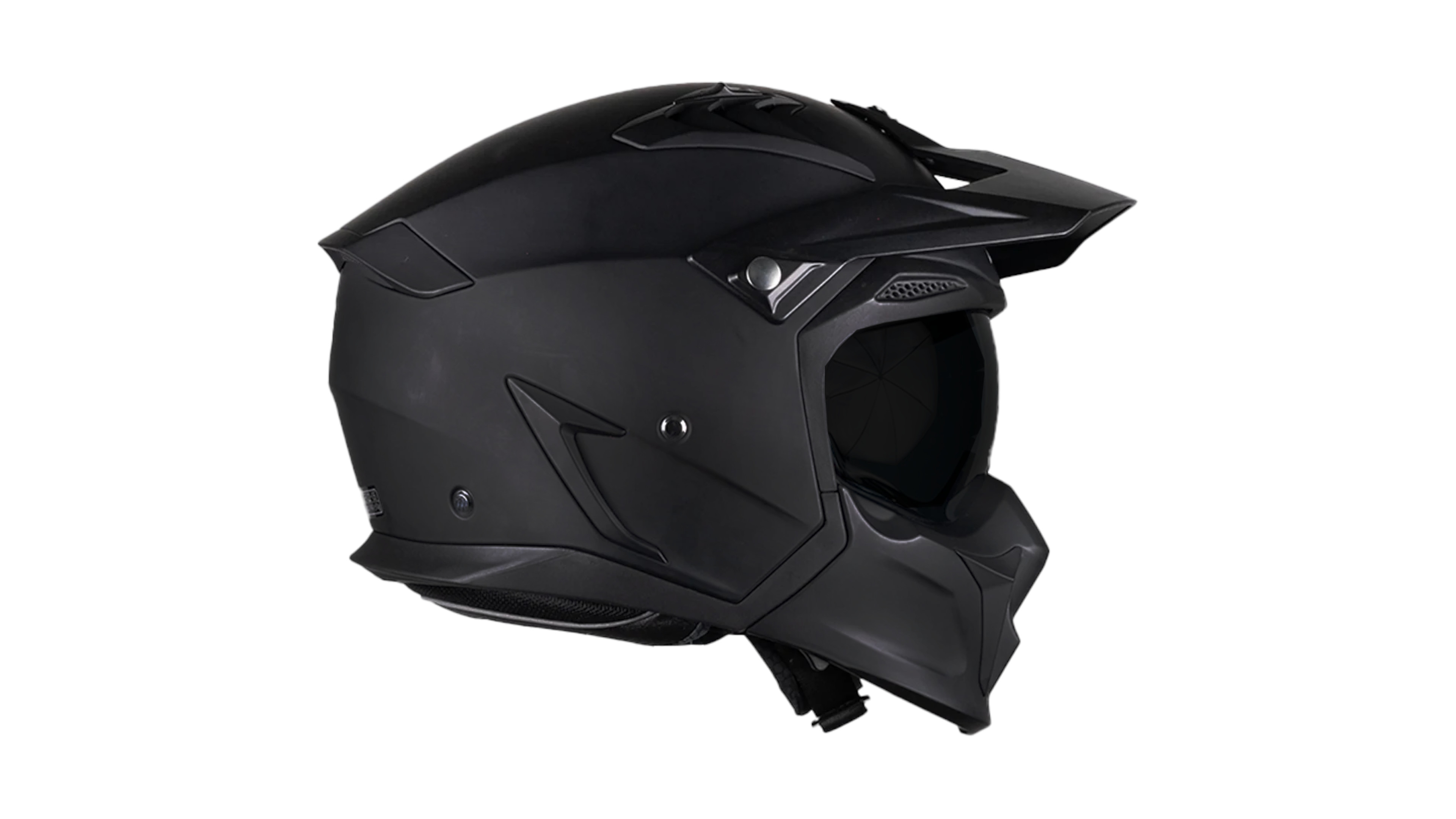 KOV X Casco Modular Tracker para Moto Negro Mate Certificado ECE