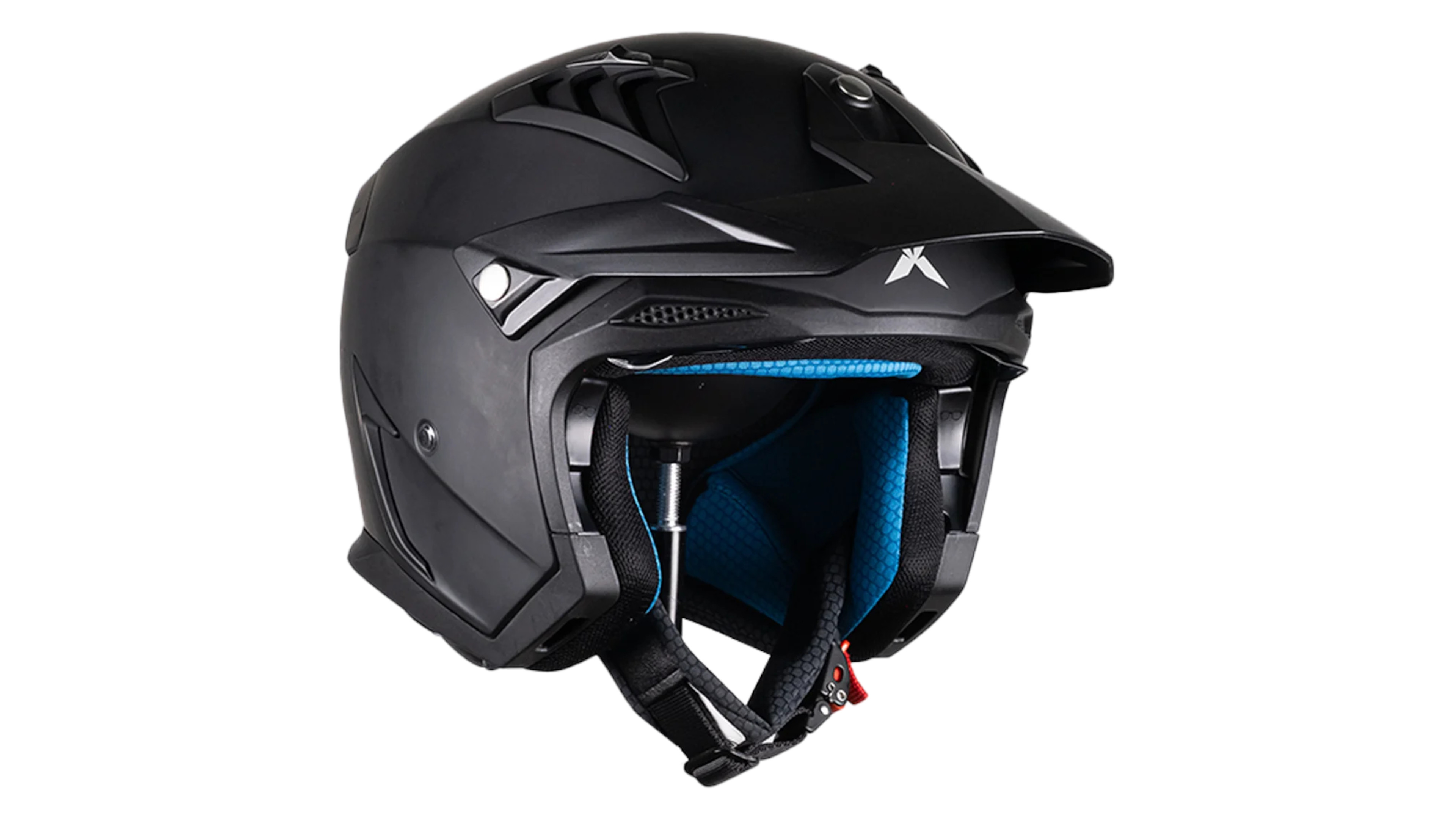 KOV X Casco Modular Tracker para Moto Negro Mate Certificado ECE