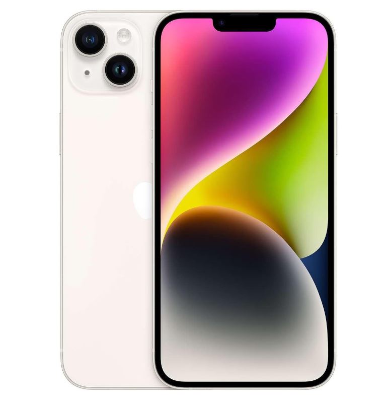 COMBO Celular iPhone 14 Plus Nuevo 128GB - Blanco (e-SIM) + Audifonos ...