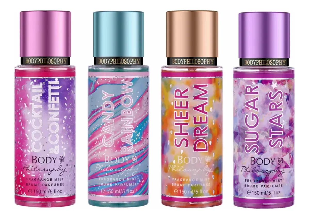 Set de 4 Lociones Mist Philosophy Fragancia