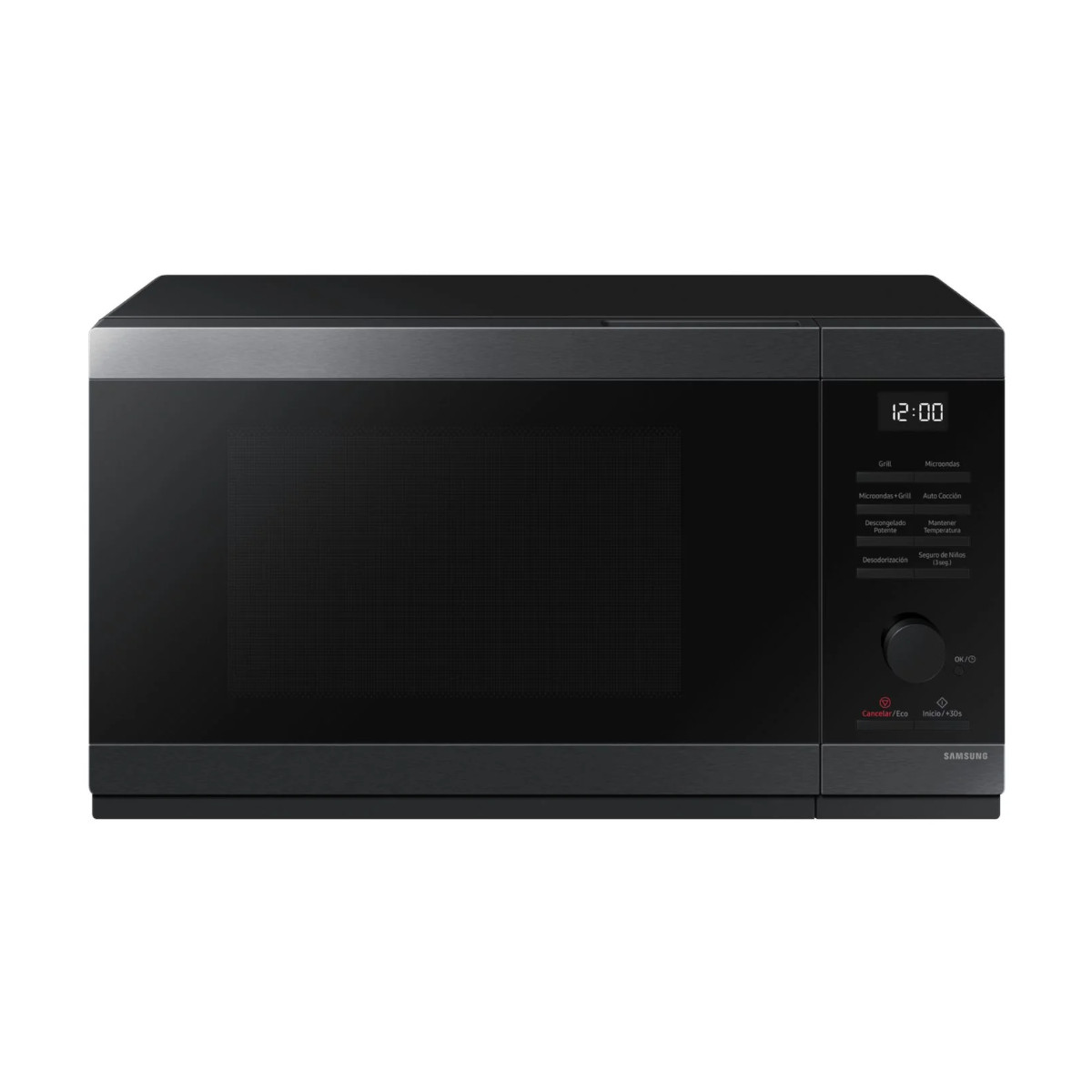 Horno de Microondas Samsung Grill Fry 1.1 Pies Cúbicos Negro MG32DG4524CGA