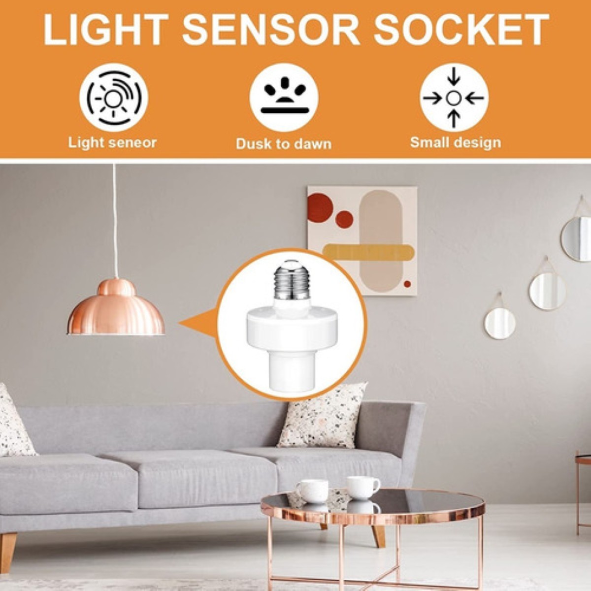 Adaptador De Foco Led Inteligente Wifi E27/e26, 4 Piezas Blanco