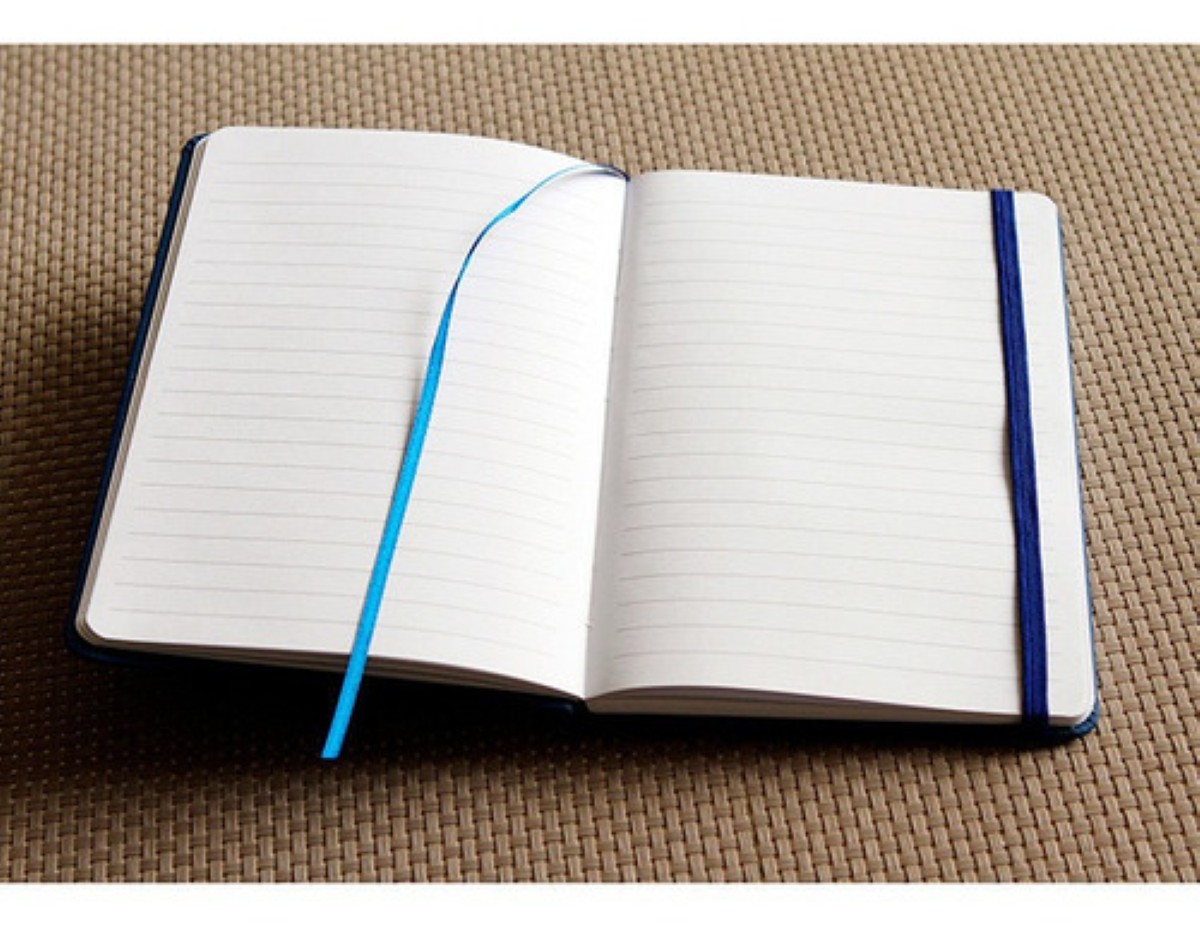 Libreta Escritorio Separador Resorte Azul Marino