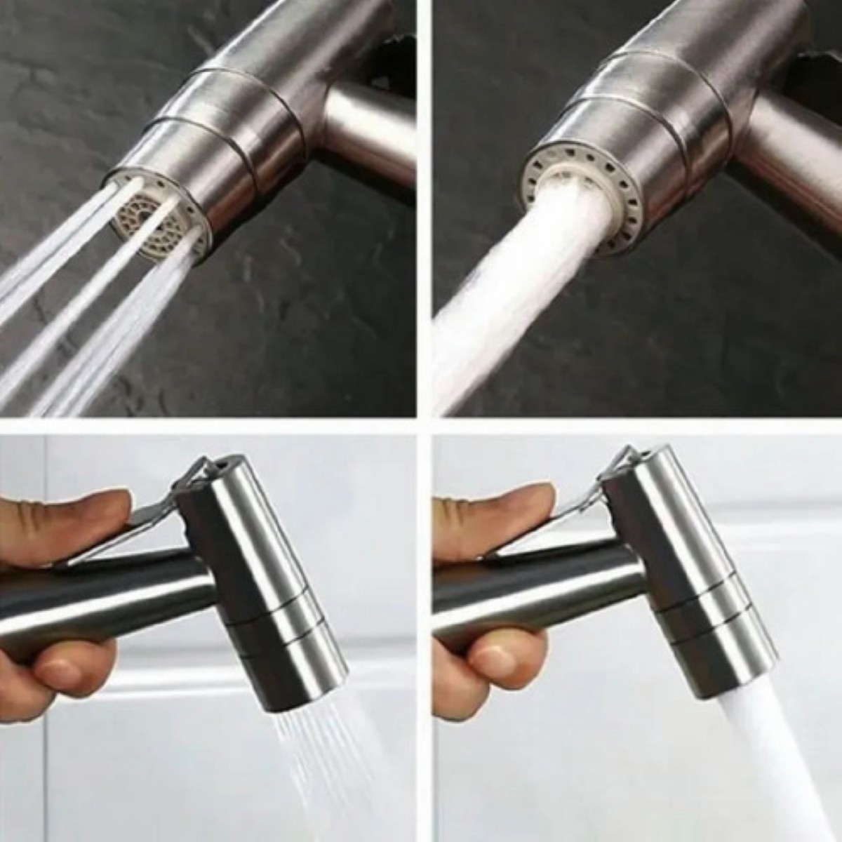 Ducha Wc Inodoro Acero Inoxidable Plata