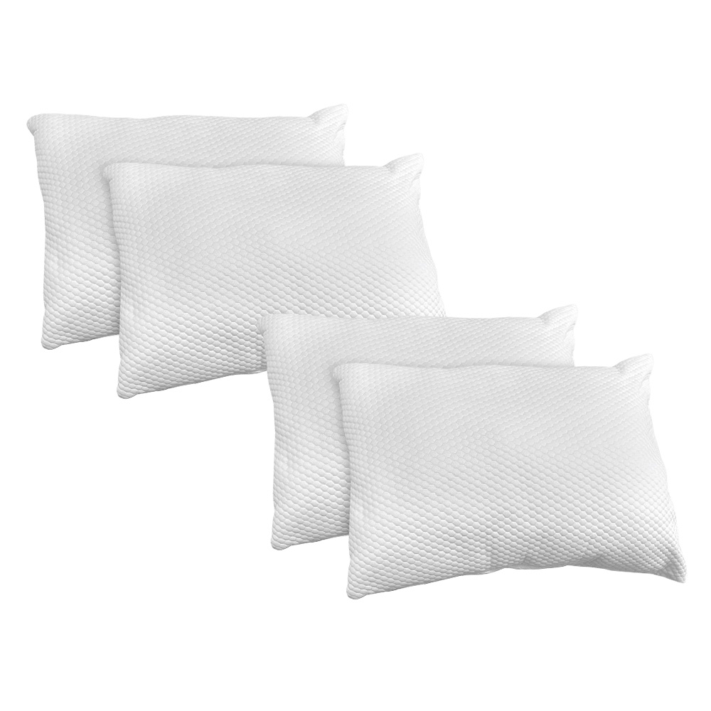 Pack de 4 Almohadas Spring Air Frosty Blanco