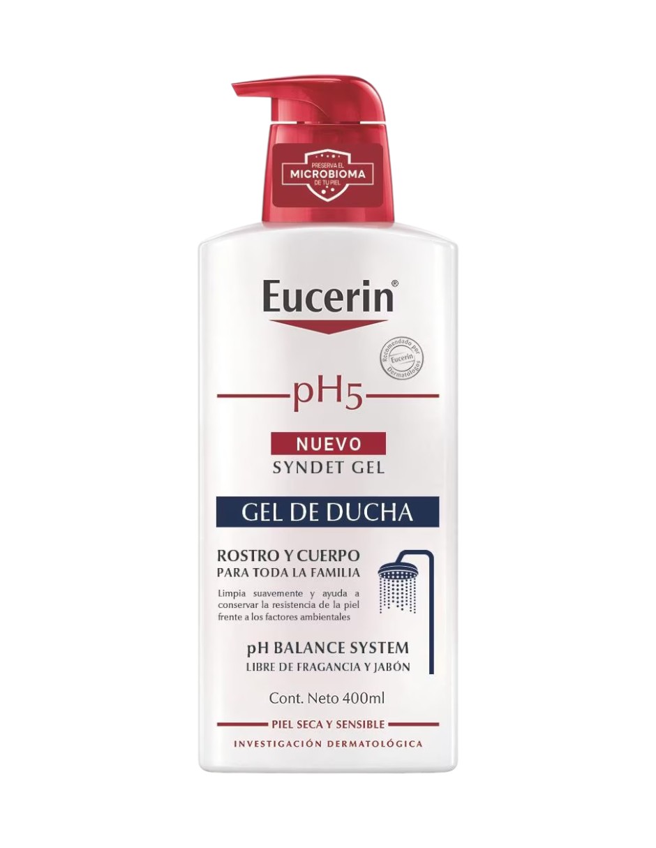 Eucerin Ph5 Syndet Gel Piel Sensible 400ml
