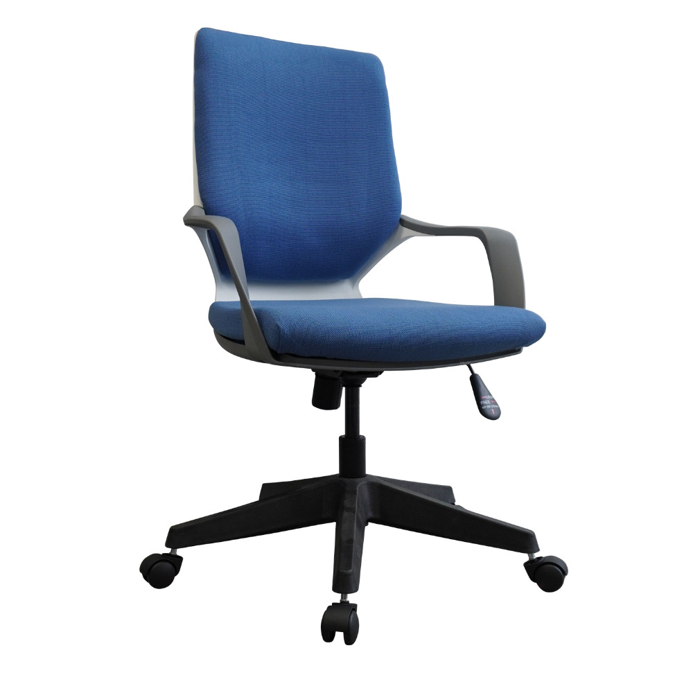 Silla ergonómica de oficina ajustable con cojín de tela, giratoria ...